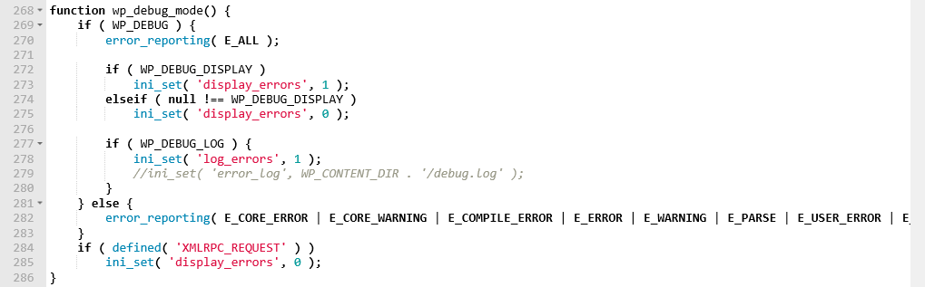 Enable WordPress Error Logs